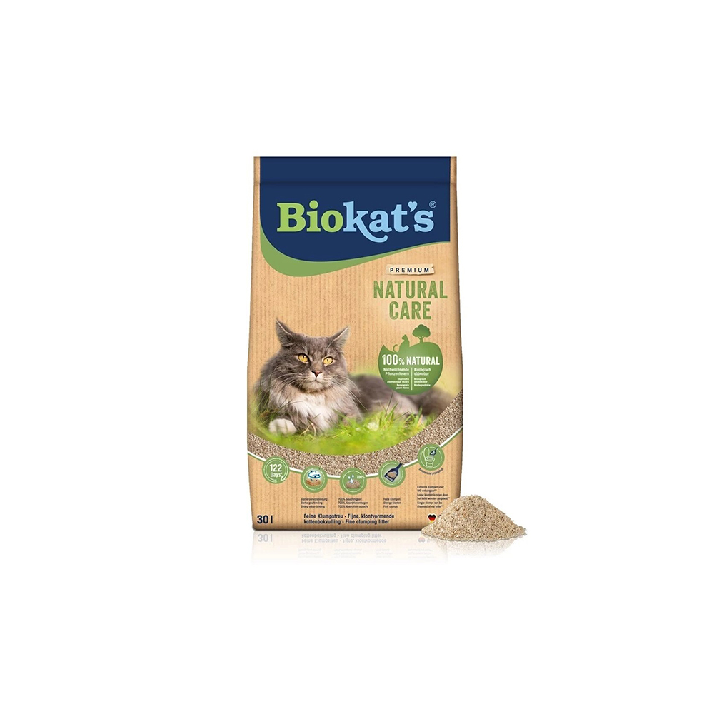 BioKat's Kattasandur - Natural Care 30 L • Dýraríkið