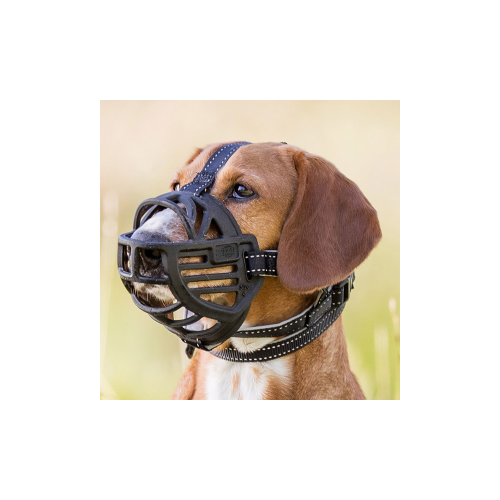 Muzzle Flex muzzle Silicone XL black • Dýraríkið